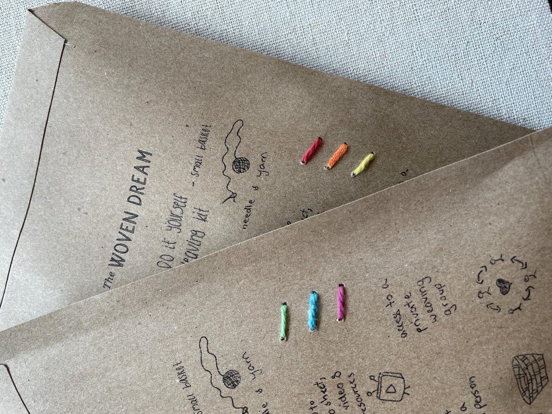 DIY Weaving Kit, Weaving Kit, in Pink Blue & Grey - Learn to Weave ...