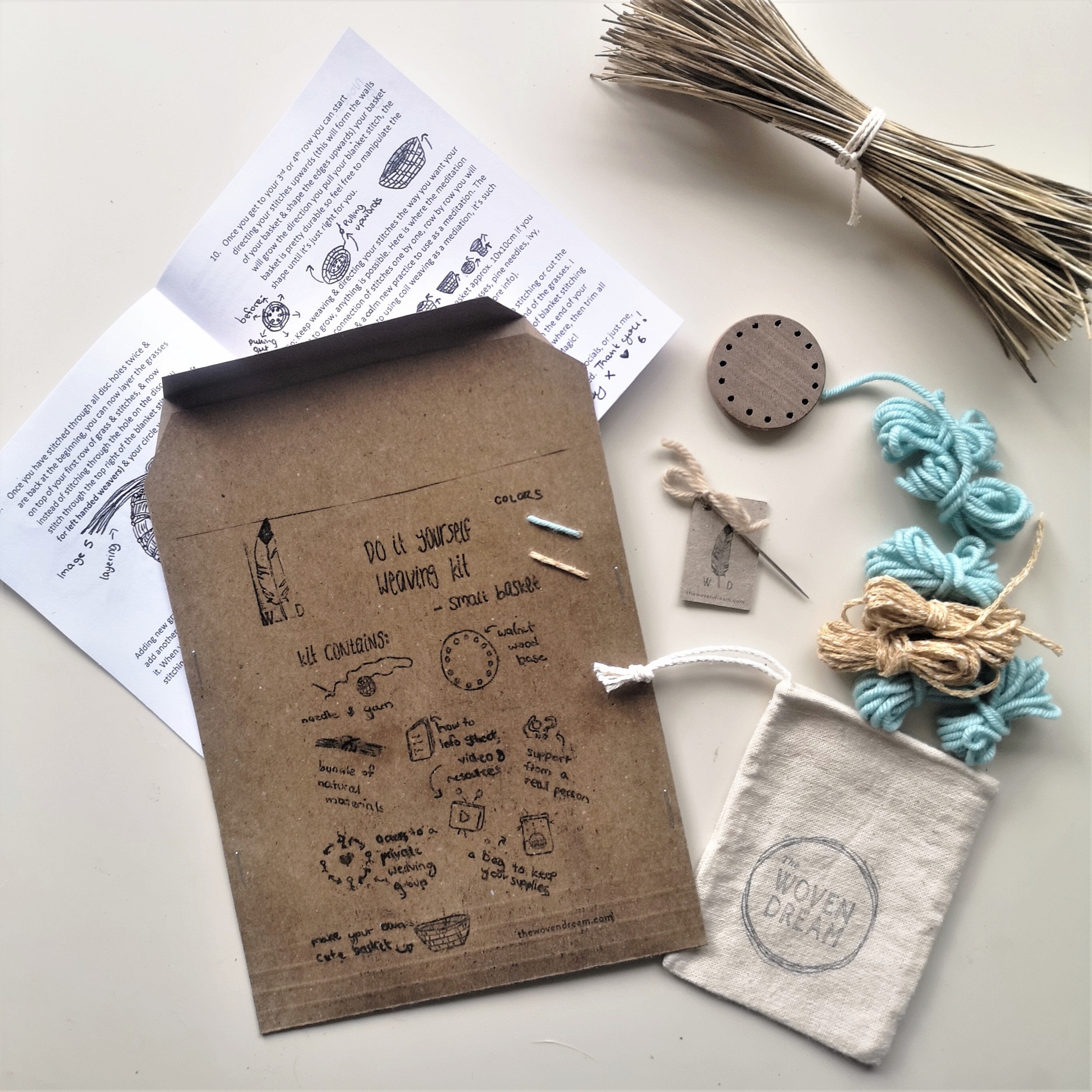 DIY Weaving Kit, Choose Your Colours, Coil Weaving Kit, Learn to Weave ...