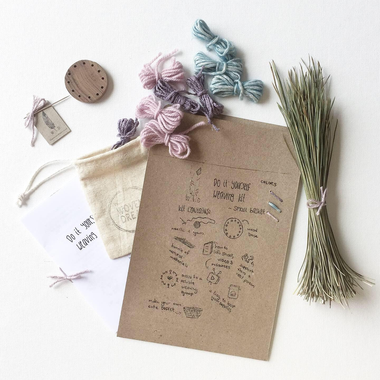 DIY Weaving Kit, Choose Your Colours, Coil Weaving Kit, Learn to Weave ...