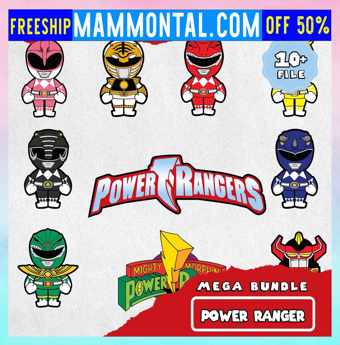 Power Ranger Chibi Bundle, Power Ranger Clipart, Fanart, Powerranger ...