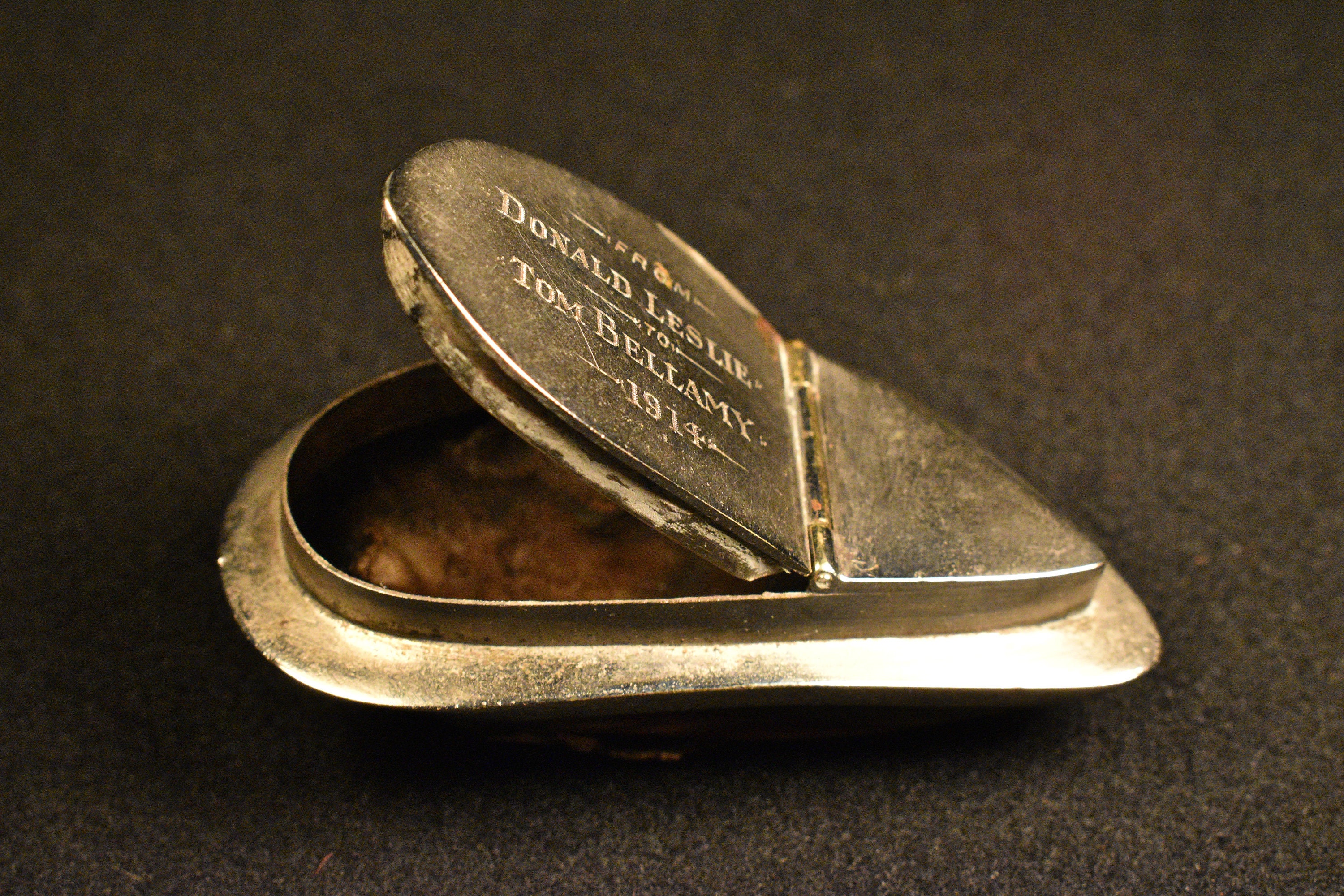 Unique WW1 Parting Gift - Personalized Snuff Box - AMAZING