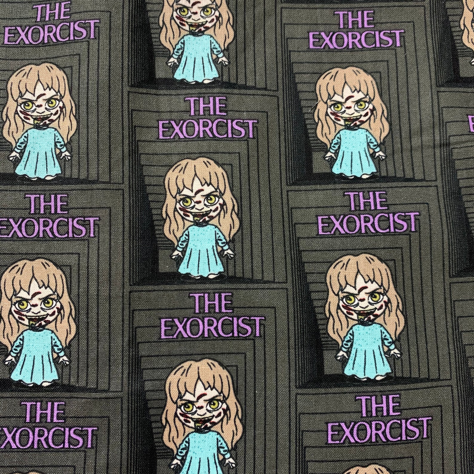 The Exorcist Scrunchie Regan Scrunchie Horror Movie - Etsy