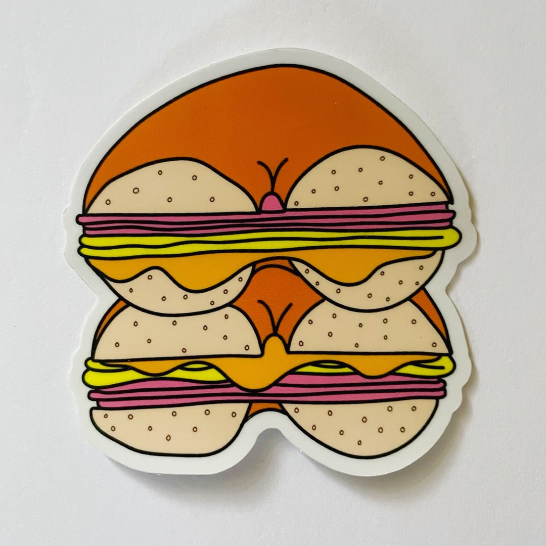 Bagel Sticker - Etsy