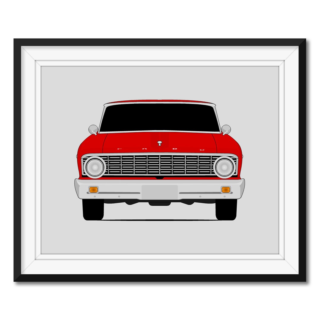 Ford Falcon Sprint (1964-1965) Inspired Poster Print Wall Art Decor CX1 ...
