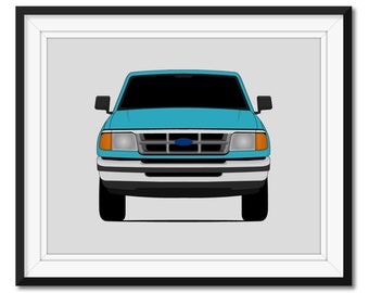 Ford Ranger Print | Etsy