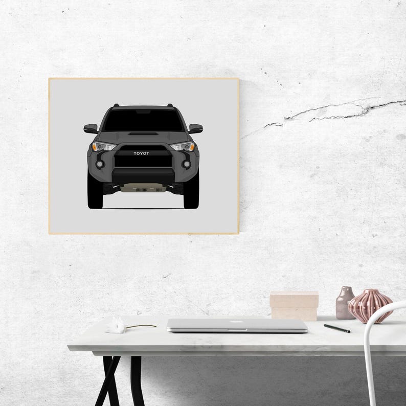 Toyota 4runner TRD (2014-present) 5th Generation Car Poster Print Wall ...