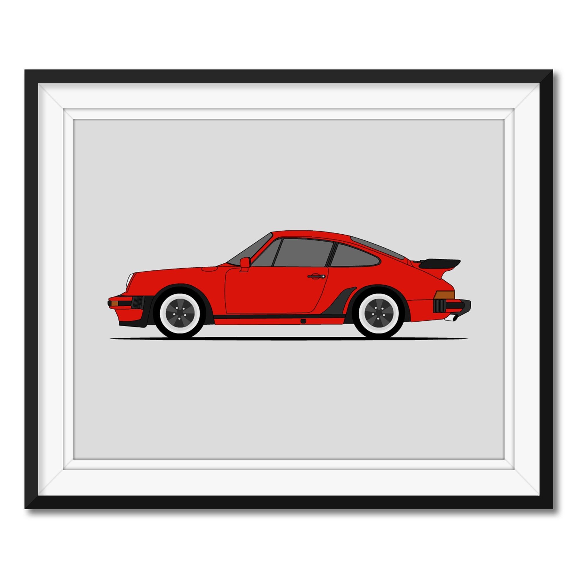 Porsche 911 Profile Sketch