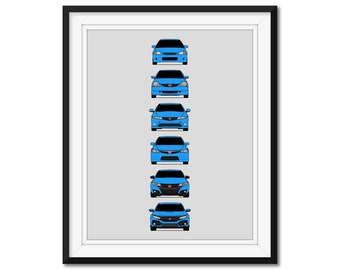 Civic Type R Poster - Etsy