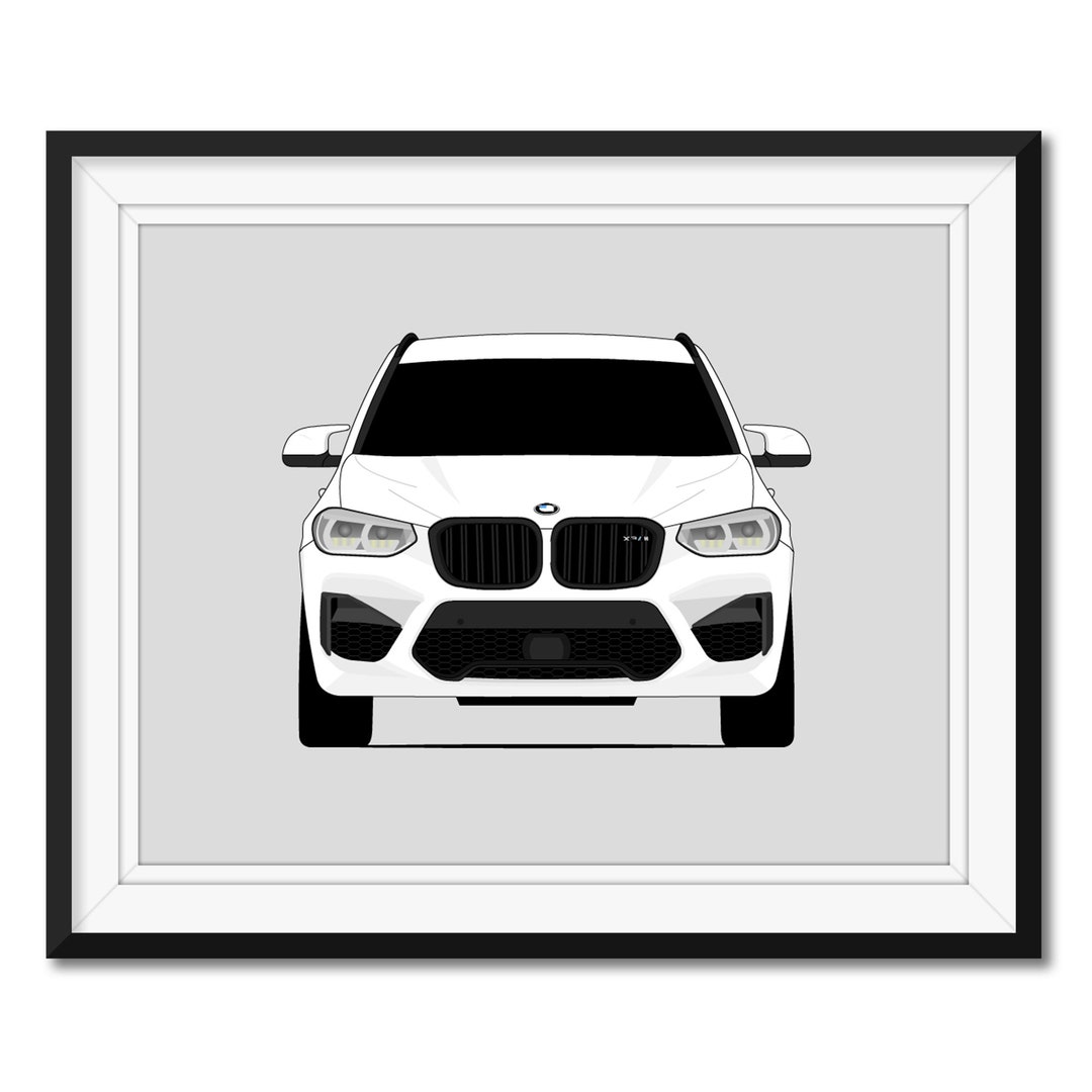 BMW X3M F97 (2020-2021) Inspired Car Poster Print Wall Art Decor CX1 ...