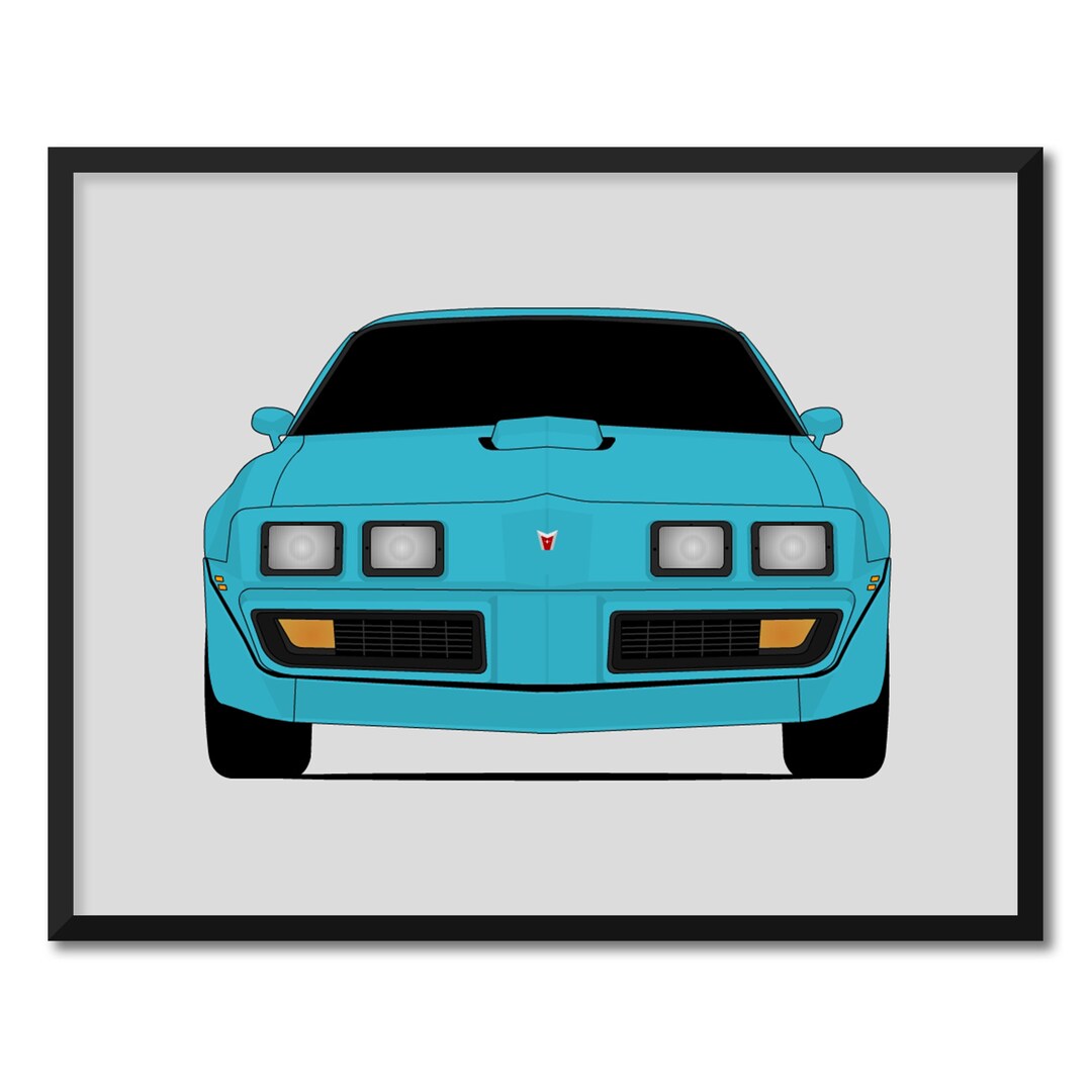Pontiac Firebird Trans Am (1979-1981) Inspired Car Poster Print Wall ...
