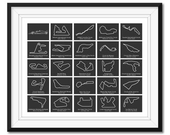 Formula Race Car Evolution Generations Poster Print Wall Art BX3 ...