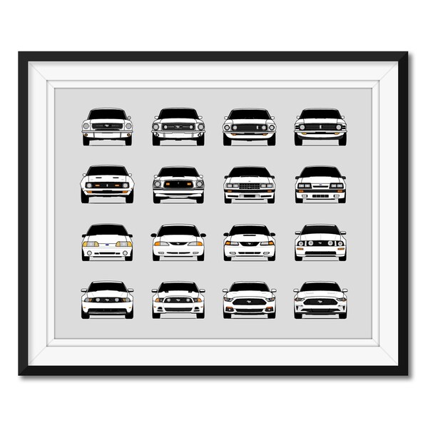 Ford Evolution Poster - Etsy