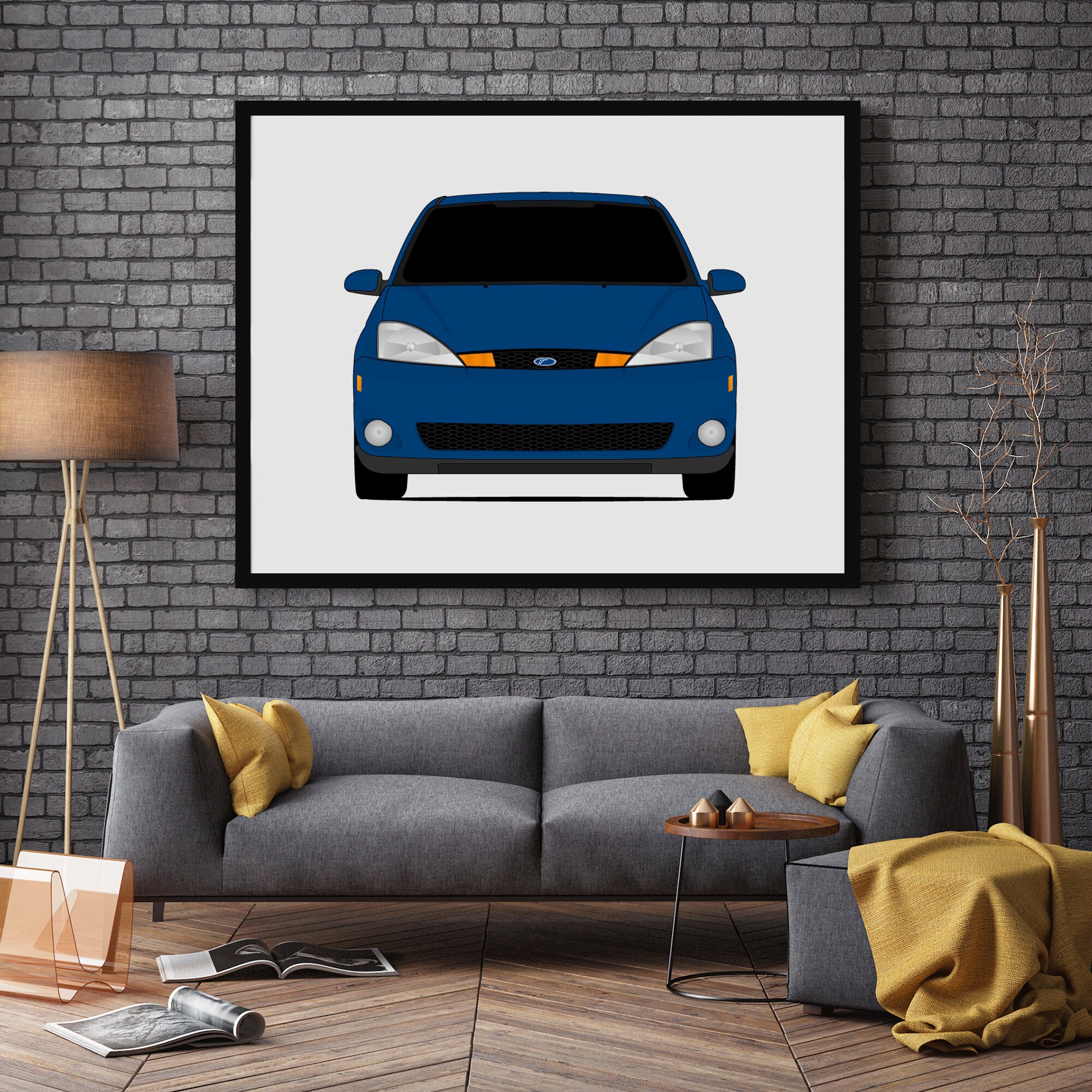 Ford Focus SVT 2002-2004 1st Generation Inspired Car Poster - Etsy