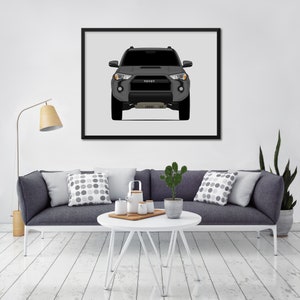 Toyota 4runner TRD 2014-present 5th Generation Inspired Car Poster ...