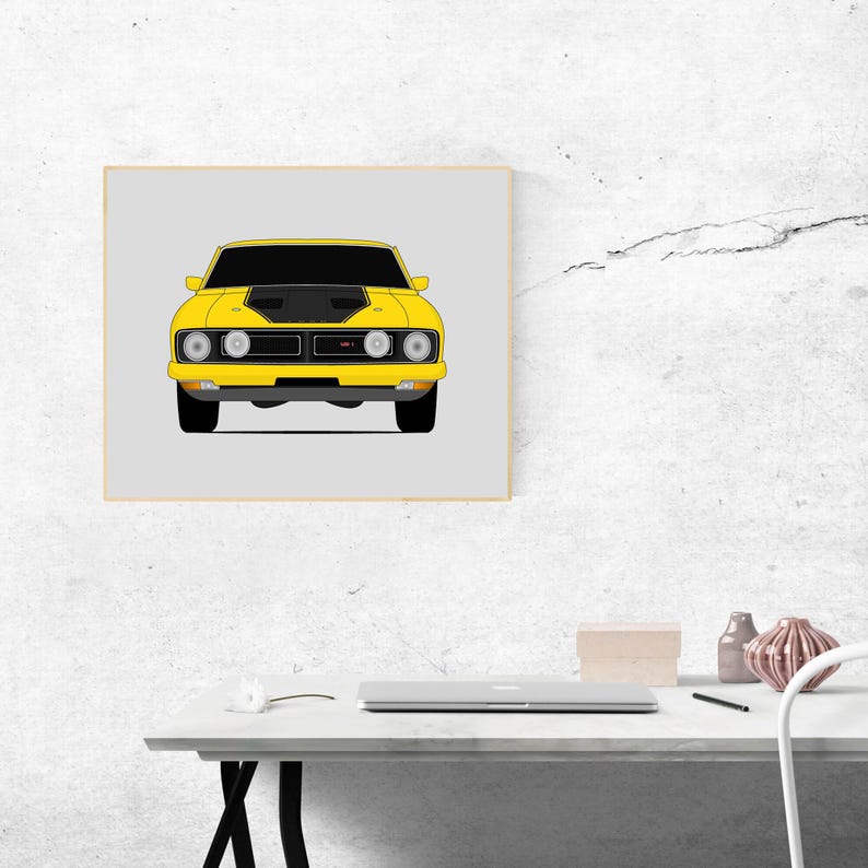 Ford Falcon XB GT (1973-1976) Poster Print Wall Art Decor CX2 - Etsy