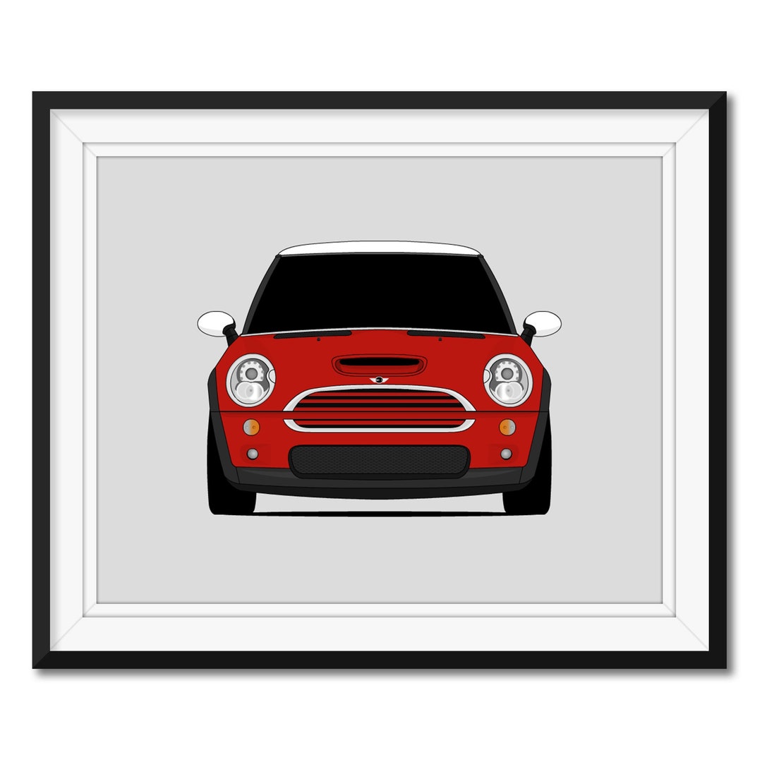 Mini Cooper S R53 2000-2006 1st Generation Inspired Car Poster Print ...