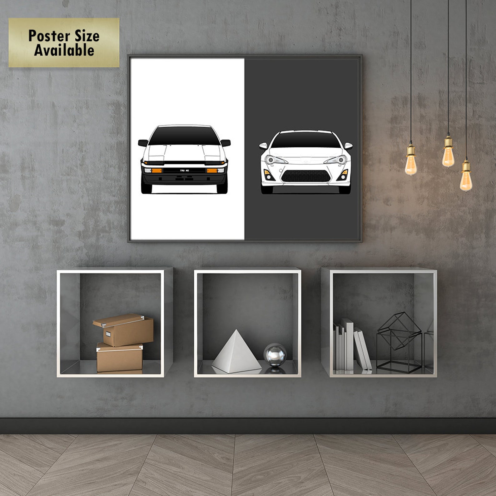 Toyota AE86 Generations Car Poster Toyota 86 Car Poster 86 | Etsy Canada