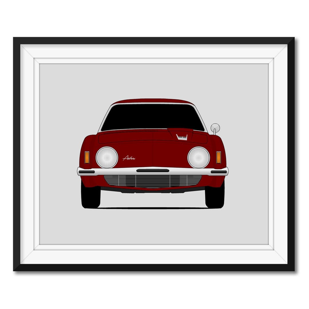 Studebaker Avanti (1963) Car Poster Print Wall Art Decor Raymond Loewy ...