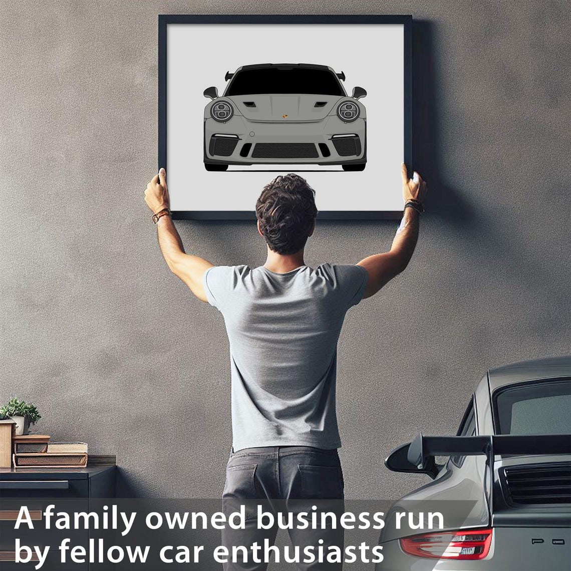 Chevy Corvette C2 (1964-1967) 2nd Generation Car Poster Print Wall Art ...
