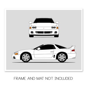 Mitsubishi 3000GT (1994-1997) (front and Side) Dodge Stealth Inspired ...