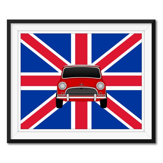 Digital Prints Mini Cooper Generations Poster Print Wall Art Decor of ...