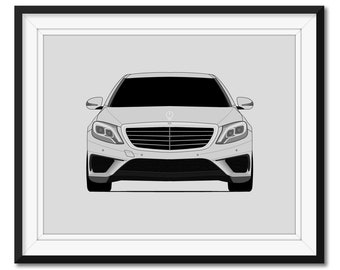 Mercedes S Class Poster - Etsy