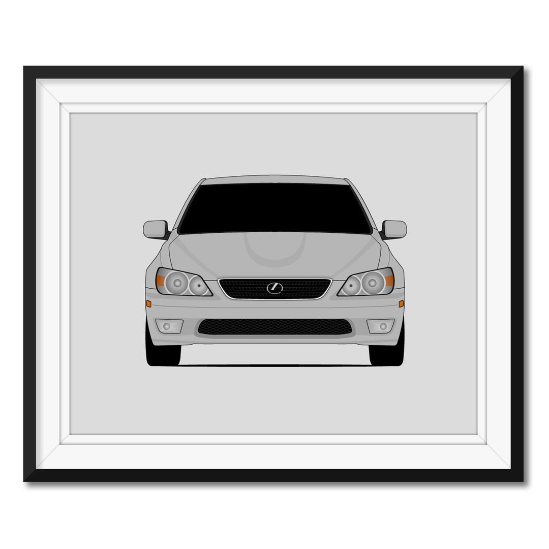 Lexus IS300 Sportback (1998-2002) Car Poster Print Wall Art Decor CX1 ...