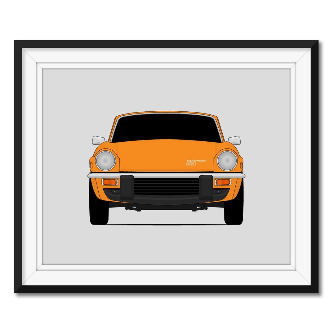 Triump Spitfire 1500 (1974–1980) Poster Print Wall Art Decor CX1 ...