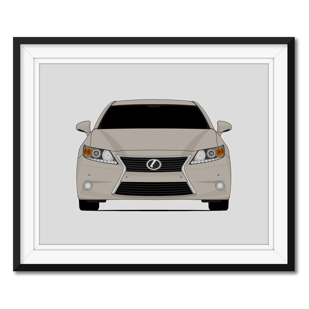 Lexus ES 350 (2013-2015) Car Poster Print Wall Art Decor CX1 (unframed ...