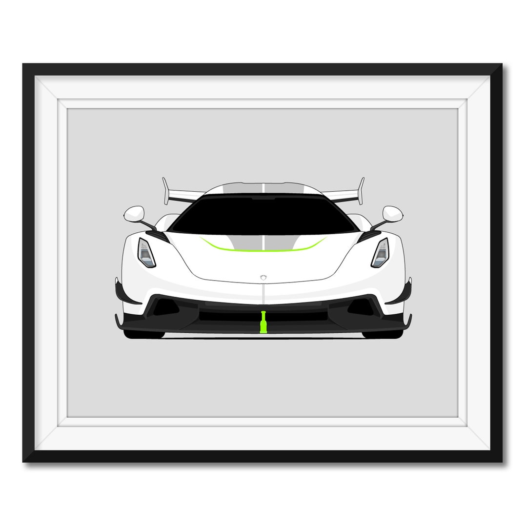 Koenigsegg Jesko 2021-present Inspired Car Poster Print Wall - Etsy