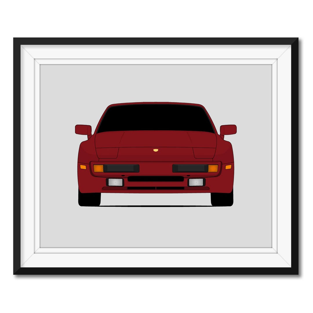 Porsche 944 (1983-1985) Inspired Car Poster Print Wall Art Decor CX1 ...