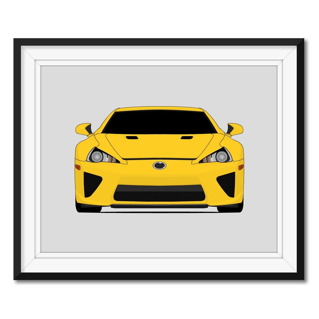 Lexus LFA (2011-2013) Car Poster Print Wall Art Decor CX1 (unframed) - Etsy