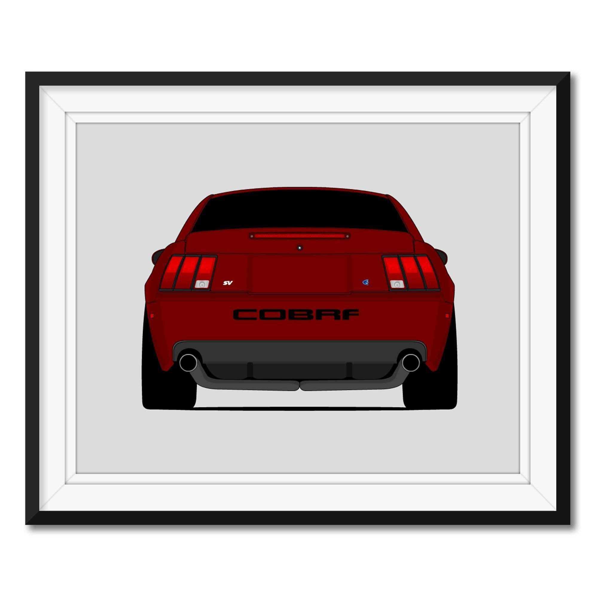 Ford Mustang SVT Cobra Terminator SN95 (2003-2004) (rear) Poster Print ...