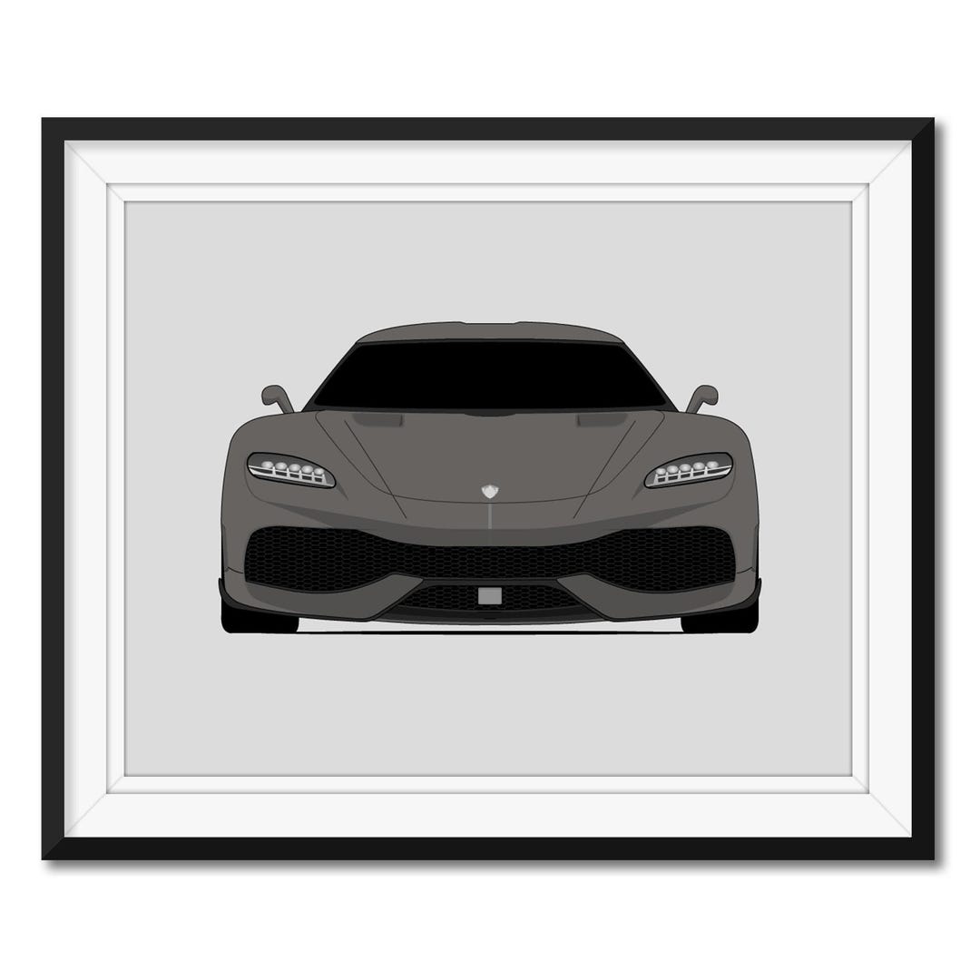 Koenigsegg Gemera 2025 Car Poster Print Wall Art Decor CX1 (unframed ...