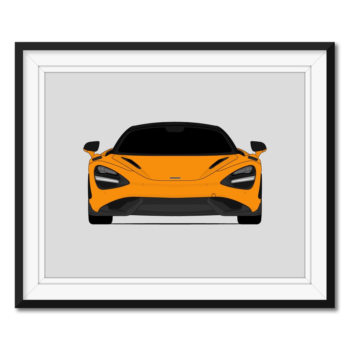 Mclaren 765LT 2020-present Inspired Car Poster Print Wall - Etsy