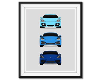 Porsche Cayman Evolution - Etsy