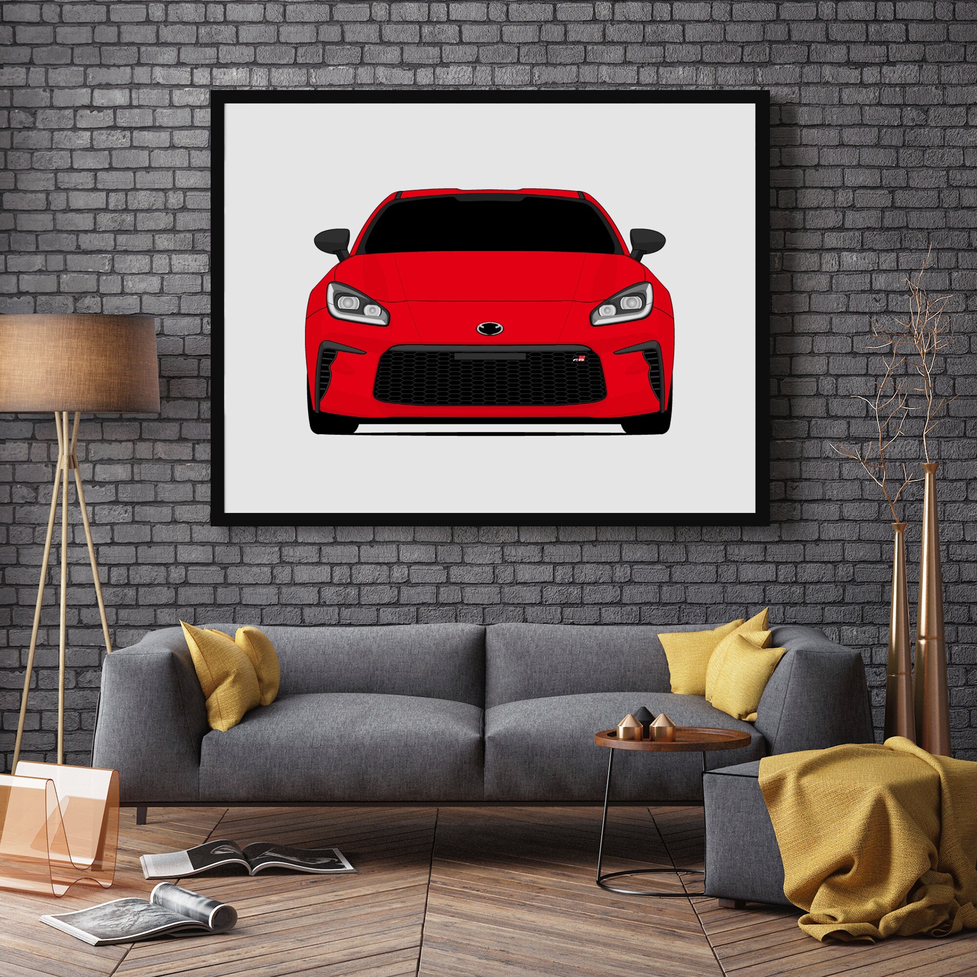 Toyota GR86 2022-present 2nd Generation Inspired Car Poster - Etsy