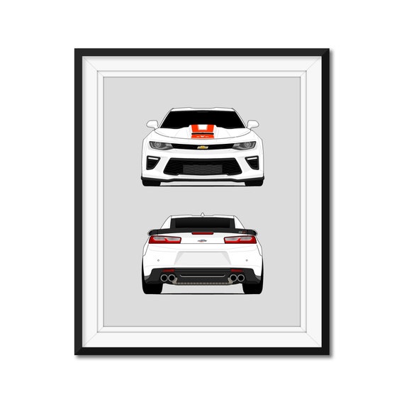 Prints Art & Collectibles 2016-2018 Sixth Generation Camaro CX1 Chevy ...