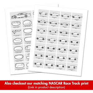 NASCAR Generations Inspired Race Car Poster Print Wall Art History ...
