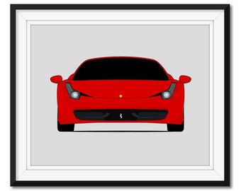 Ferrari 458 Special Poster - Etsy