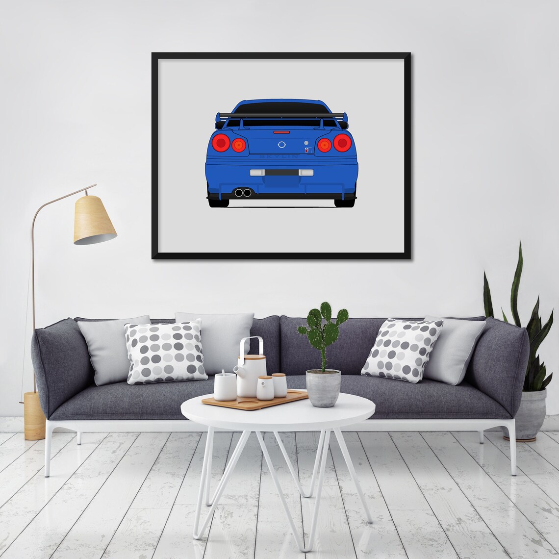 Nissan Skyline GT-R R34 1998-2002 rear Fast and the - Etsy