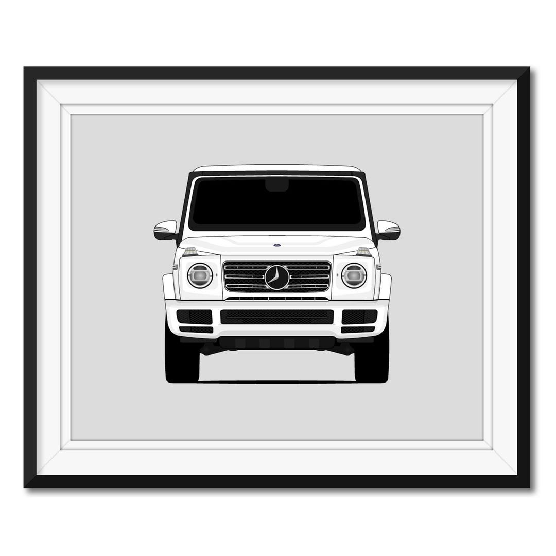 Mercedes-benz G-class W463 (2018-present) Car Poster Print Wall Art ...