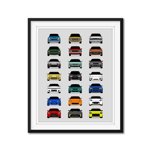 Nissan Skyline Evolution Poster - Etsy