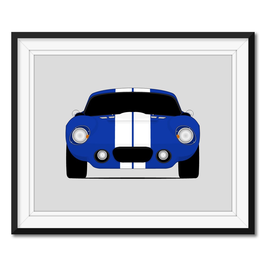Shelby Daytona (1964-1965) Inspired Car Poster Print Wall Art Decor CX2 ...