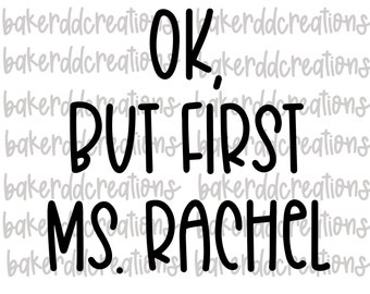 Ms Rachel SVG Ms Rachel PNG Ms Rachel Cricut File - Etsy