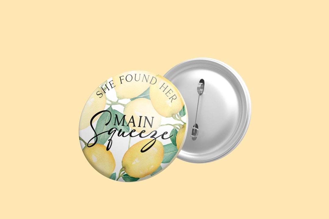 Lemon Badge I Found My Main Squeeze Sash Matching Gold Foil ...