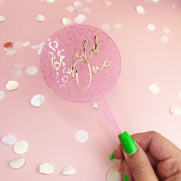 Gold Wild One Cake Topper - Etsy