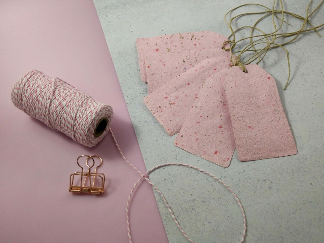 PLANTABLE PAPER Blank Gift Tags / Recycled Paper Wildflower - Etsy