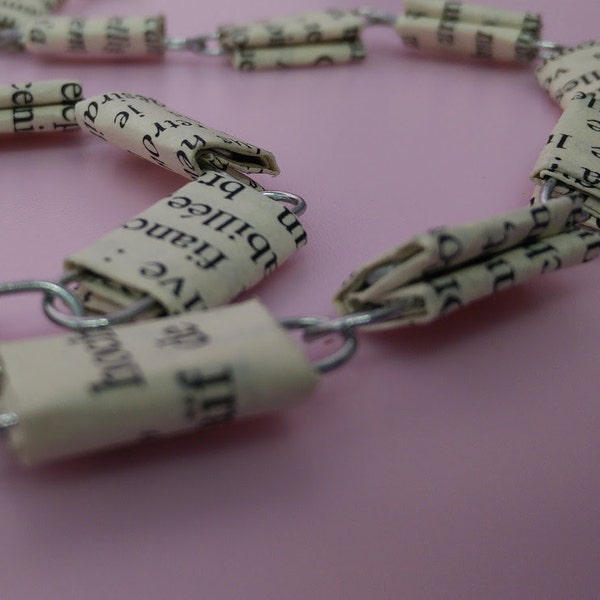 Paper Necklace - Etsy