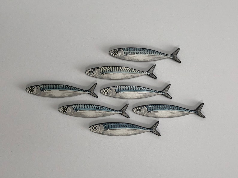 The Tiddler 1 Mackerel Fish Sculpture | Etsy